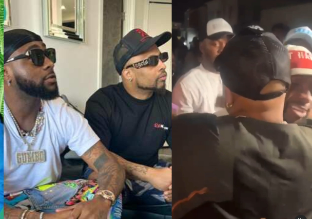 Singer Davido presents cousin B-Red N10 million cash on his birthday ...