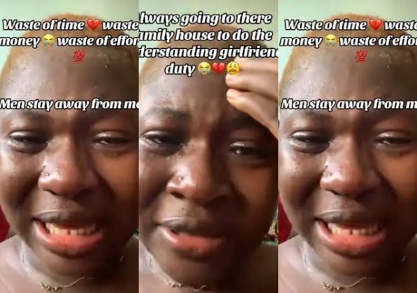 Nigerian lady cries bitterly as she finds out that her lover for 2 ...