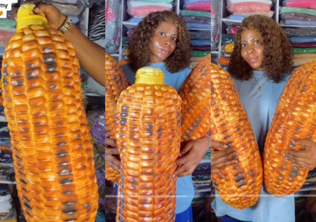 Nigerian lady causes buzz online as she shows off pillow that looks ...