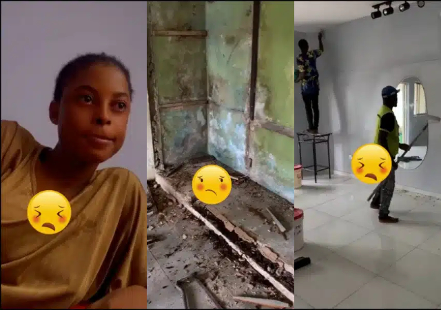 Nigerian lady in tears as caretaker serves her an eviction notice after ...