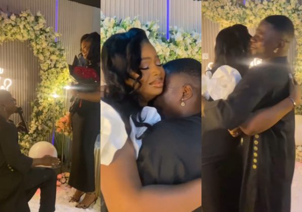 Content creator Kamo sheds tears as he proposes to girlfriend - Gistlover