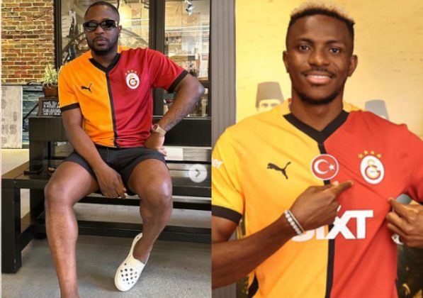 Tunde Ednut Shows Off Galatasaray Jersey Following Osimhen's Signing ...