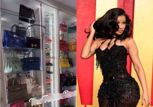 Cardi B showcases over 100 Hermes Birkin bags, Receives Praise from ...