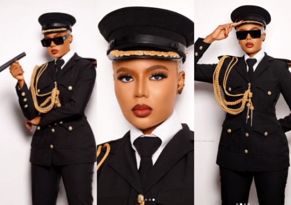 “Captain Nancy” – Fans reacts as actress Nancy Isime stuns in uniform ...