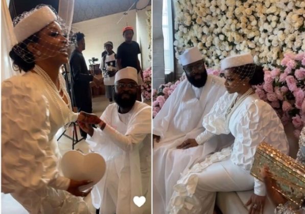 Toke Makinwa reportedly got engaged to longtime lover and Sharon Ooja’s ...