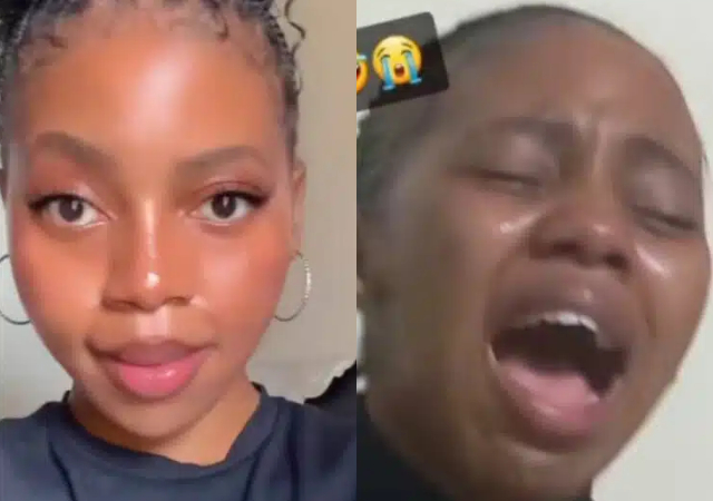 Lady cries bitterly as she gets dumped again after giving love a second ...