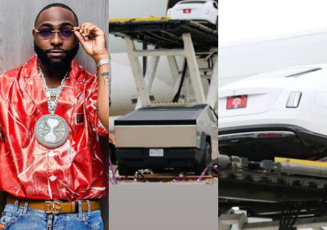 Singer Davido flies his new 2025 Rolls-Royce Spectre and Tesla ...