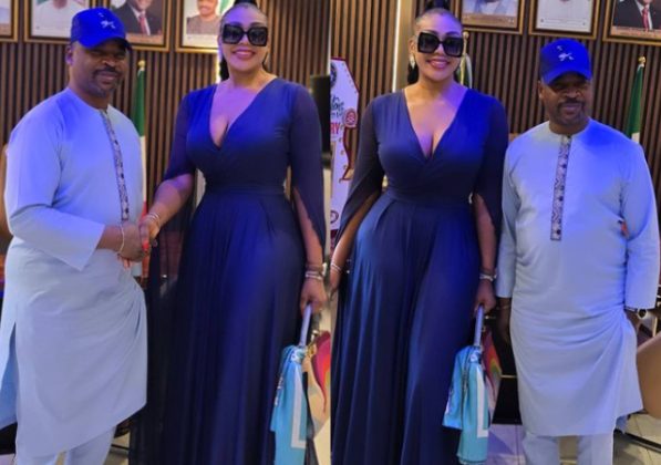 Interior designer Ehi Ogbebor visits ex-husband, MC Oluomo - Gistlover
