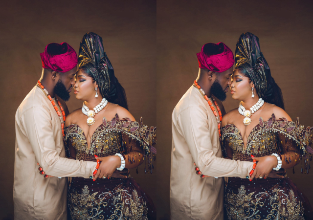 Ekene Umenwa & Husband Mark One year Anniversary Of Traditional Wedding ...