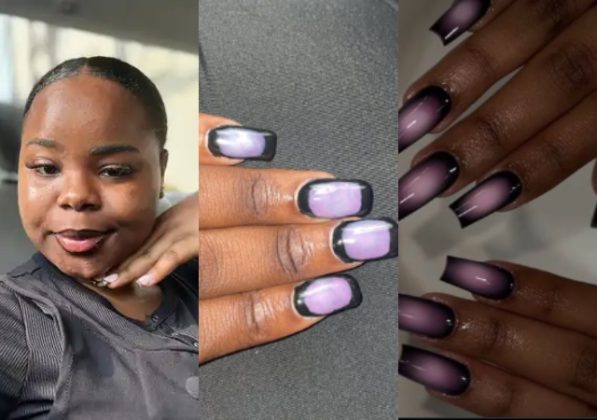 Lady Displays Her Desired Nails And What The Nail Artist Did, Netizens ...