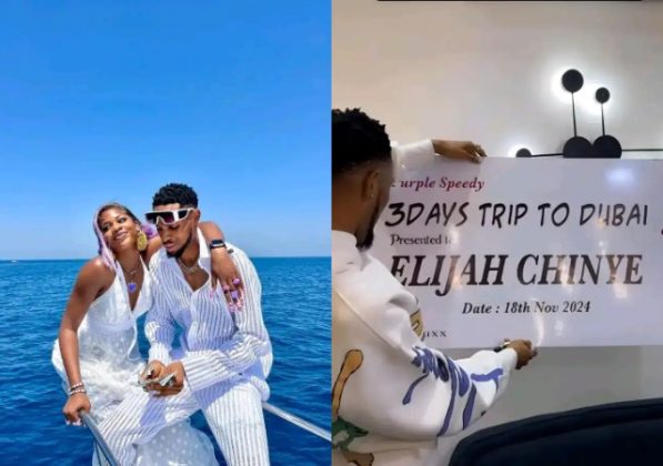 Purple Speedy Surprises Boyfriend Crispdal with iPhone 16 and Dubai ...