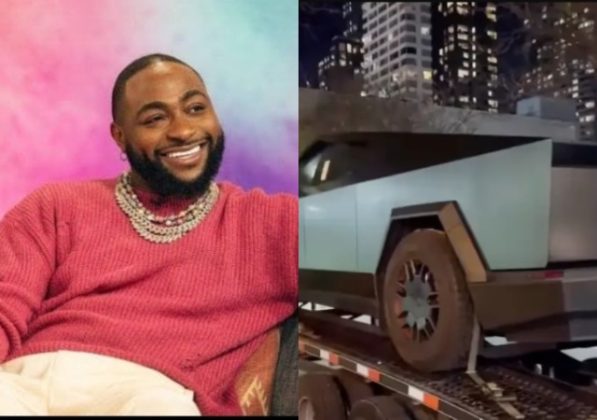 Davido splashes 254 million Naira on brand-new 2024 Matte Black Tesla ...