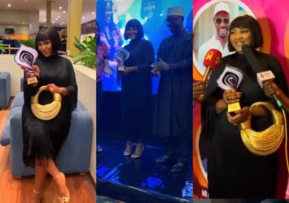 Actress Mercy Aigbe celebrates her victory at OAFP Awards - Gistlover