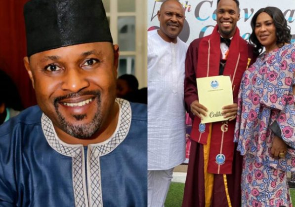 Saidi Balogun and ex-wife, Faithia Williams reunites at son’s ...