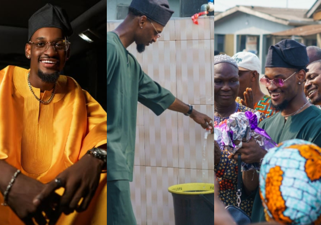 BBN Topher commissions Borehole for Lagos community - Gistlover