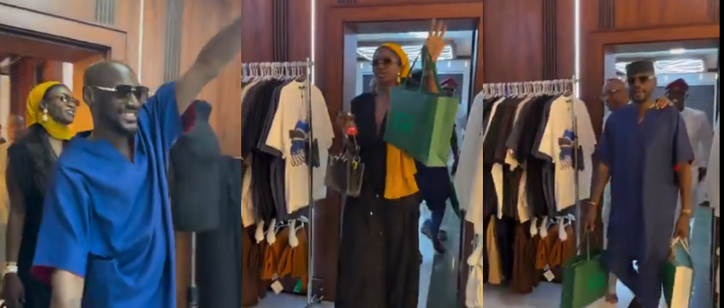 Singer 2Baba & Fiancée, Natasha Osawaru Spotted on Lavish Shopping ...