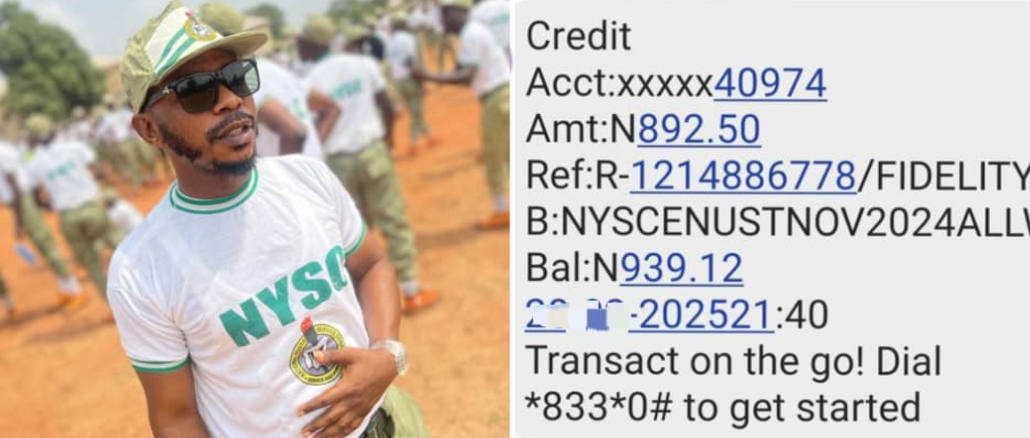 Corps Member Criticizes Enugu State Government for Paying him ₦892 as ...