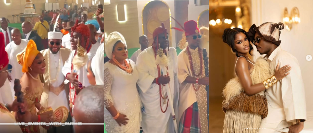Ooni Of Ife Steals Spotlight At Obi Jackson’s Daughter’s Lavish Wedding ...