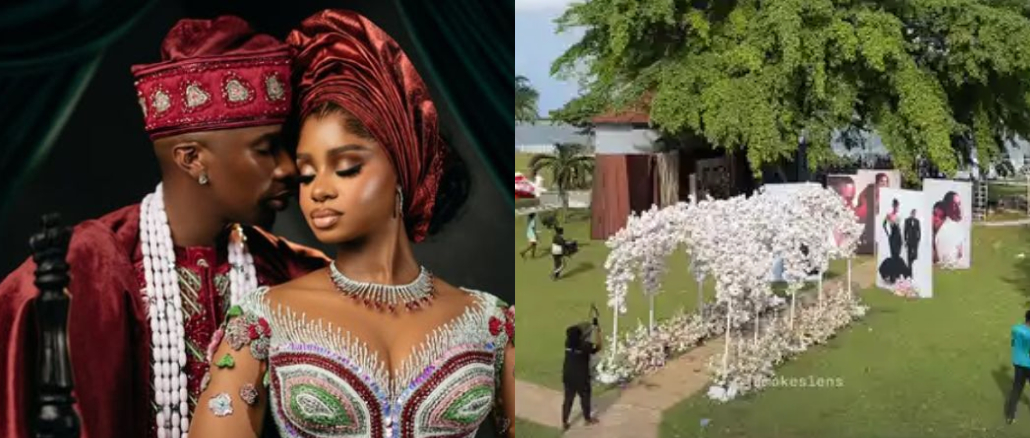 Videos Of Priscilla And Juma Jux's White Wedding Venue Surface Online ...