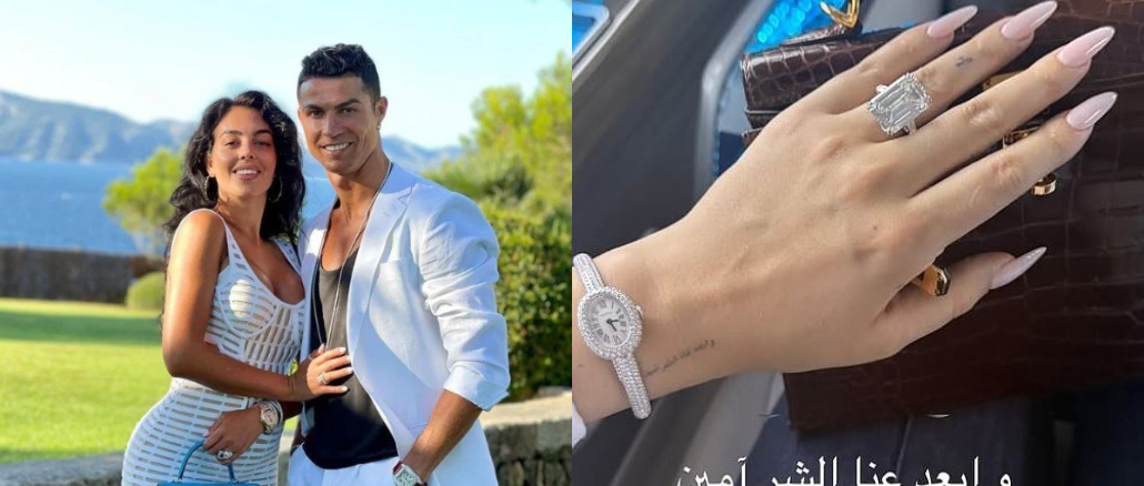 Ronaldo’s Girlfriend, Georgina Rodriguez Flaunts Her Engagement Ring ...