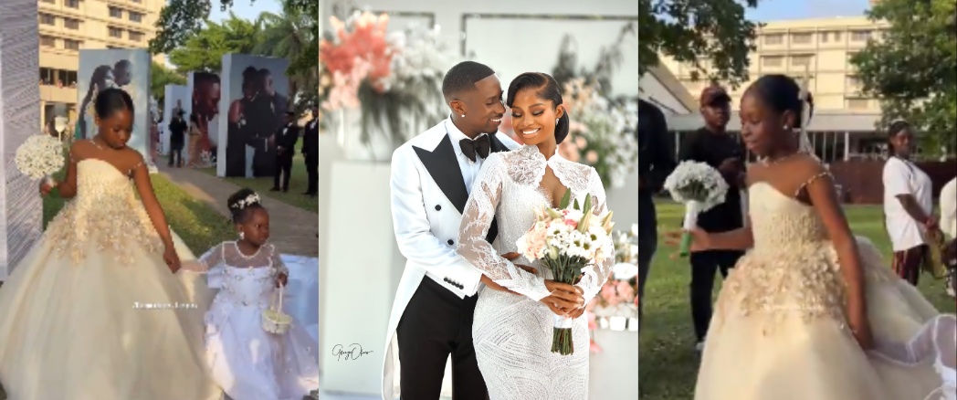 Davido’s Daughter, Imade Adeleke Steals the Spotlight with Grand Entrance at Priscilla Ojo’s ...