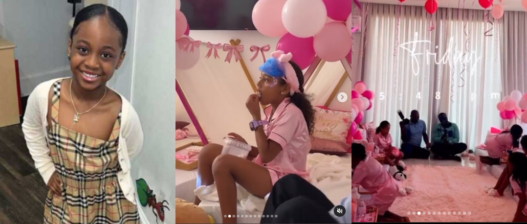 Davido’s Daughter Hailey Celebrates Her 8th Birthday With A Fun-Filled ...