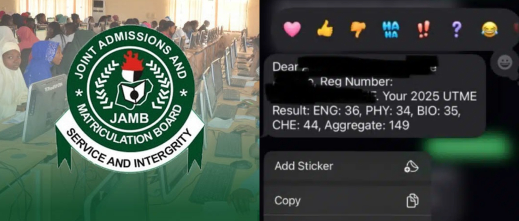 JAMB Candidate Demands Review After Scoring 149 in UTME - Gistlover