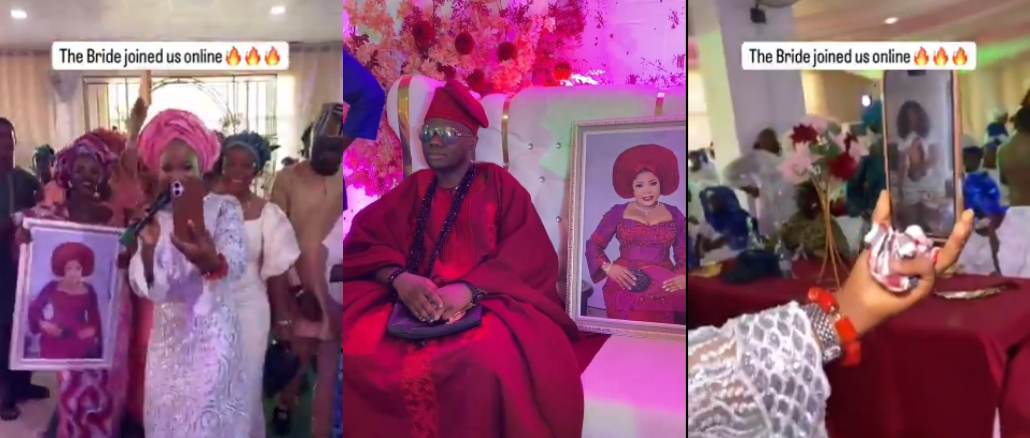 Couple Ties the Knot Online as Bride Joins from Overseas - Gistlover