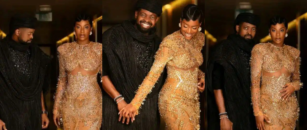 "My and my award"- Basketmouth, Miz Vick turn heads with their ...