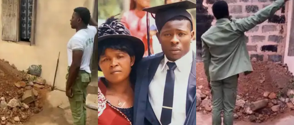 Corp Members heartfelt visit to late mom's grave site moves many to ...