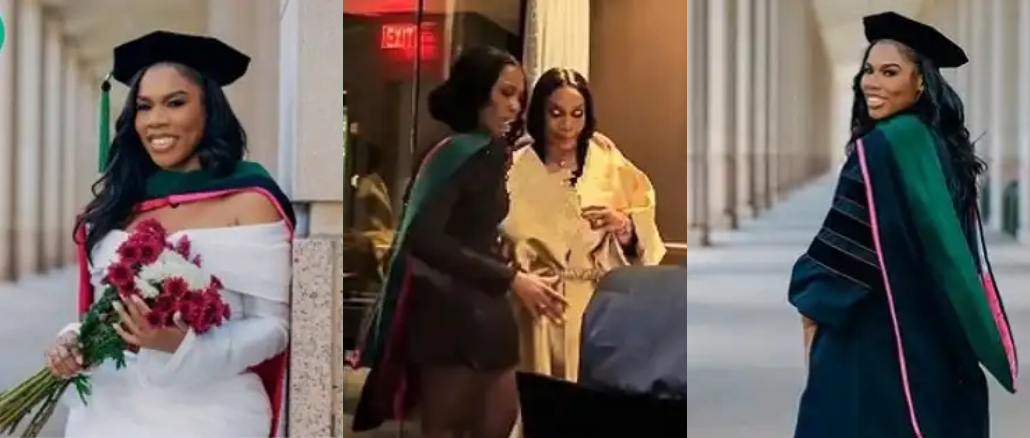 "This degree is for you"- Moment Lady Thanks Her Mum in Tears on ...