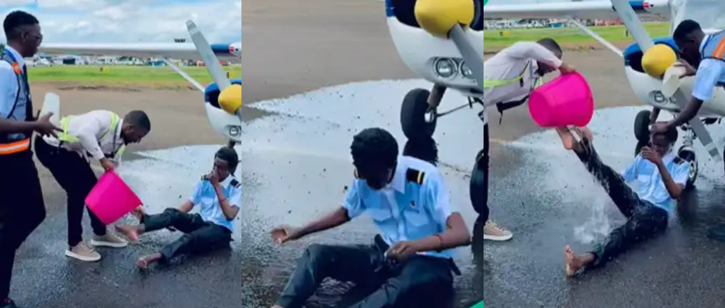 Heartwarming Video of Trainee Pilot Celebrating First Solo Flight ...
