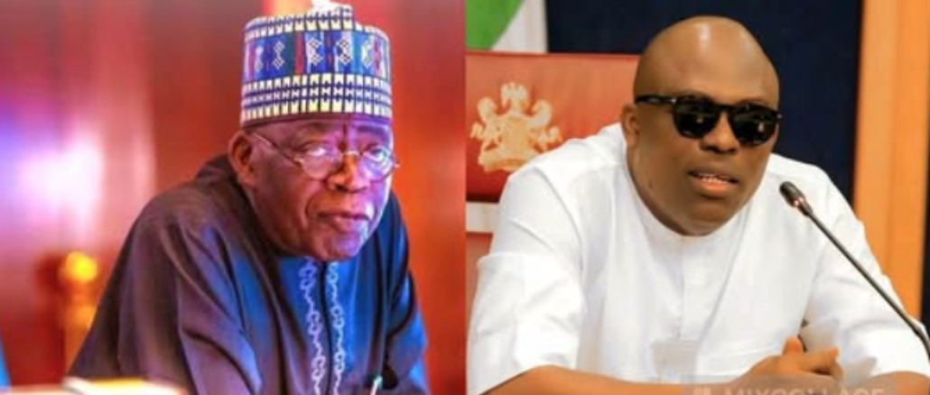 Sim Fubara drums support for Tinubu, Says The President Saved Rivers ...