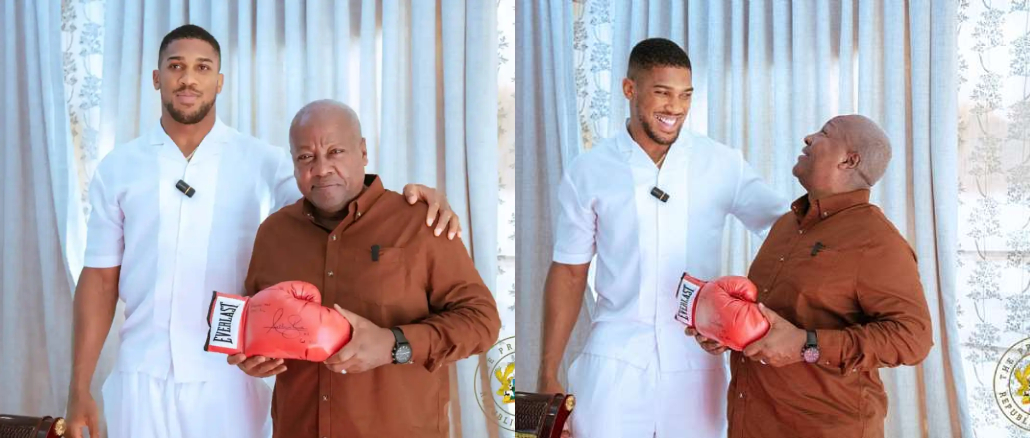 President Mahama offers Anthony Joshua Ghanaian citizenship - Gistlover