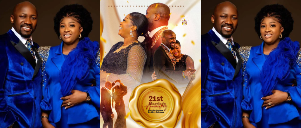 Apostle Suleman and Wife Lizzy Celebrate 21 Years Anniversary - Gistlover
