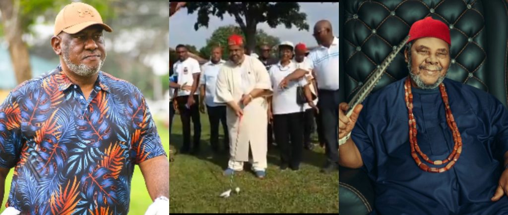 Pete Edochie’s Son Leo Shares Rare Video Of Actor Playing Golf ...
