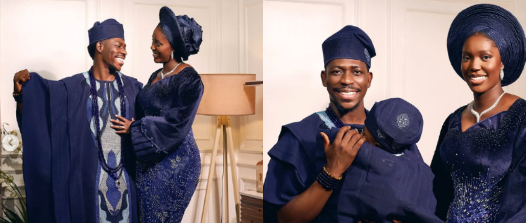 Moses Bliss and Wife Marie Dedicate Their Son to God in Church - Gistlover