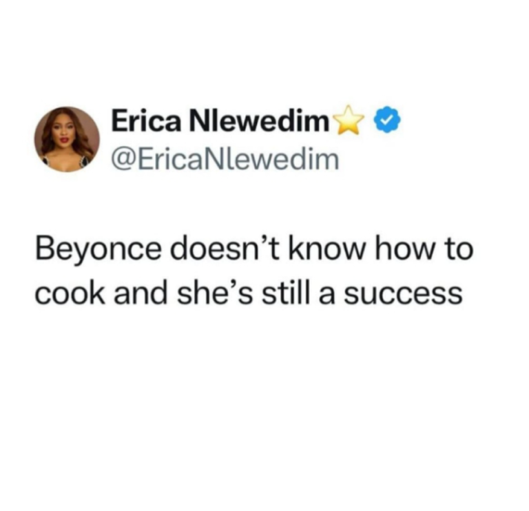 Erica Nlewedim Defends Herself After Fans Mock Her Cooking - Gistlover