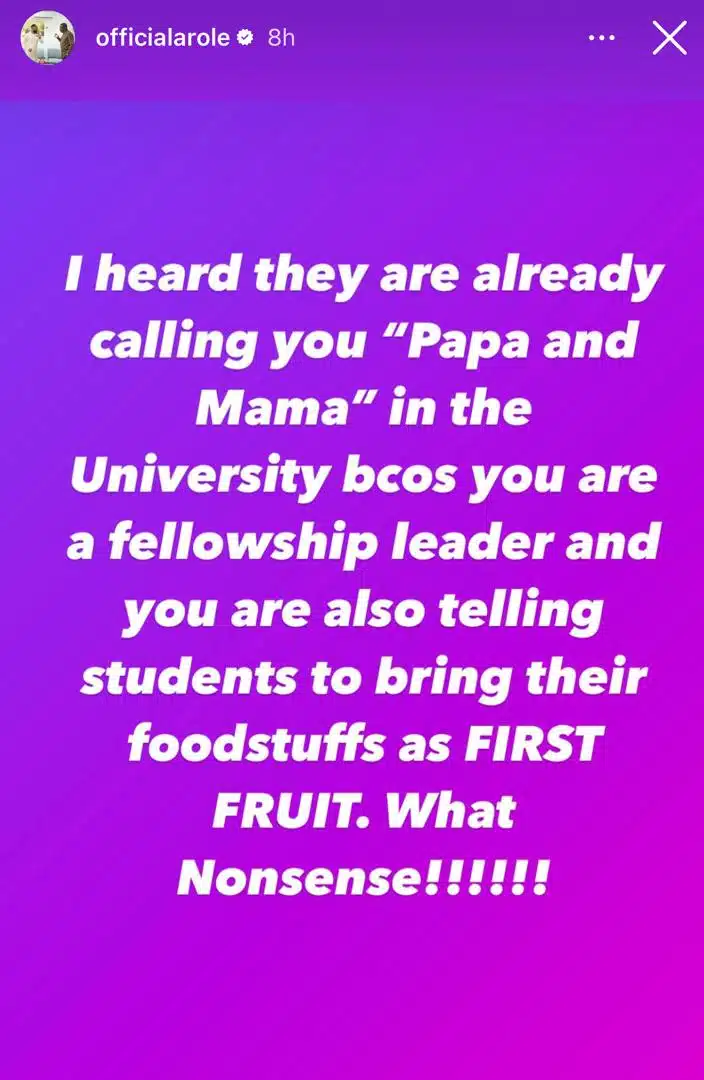 Comedian Woli Arole Blasts Campus Fellowship Leaders For Demanding ...