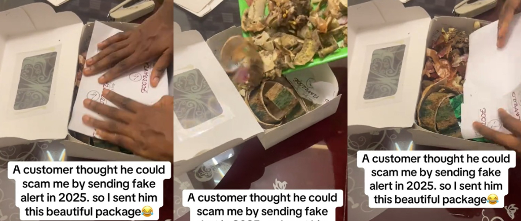 Cake Vendor Delivers Yam Peels to Customer Who Tried to Sc@m Her with ...
