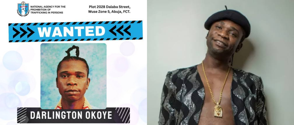 NAPTIP Declares Speed Darlington WANTED Over R@pe, Cyberbullying ...