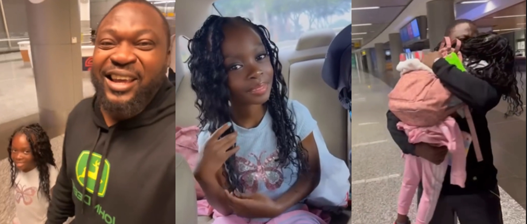 Emotional Moment as Comedian Buchi Reunites with Daughter After Long ...