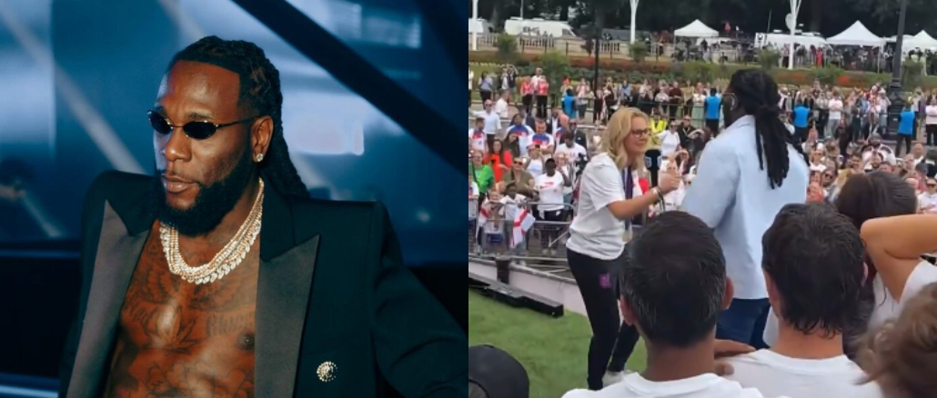 Burna Boy Performs Hit Song As England Women Celebrate Euro Victory ...