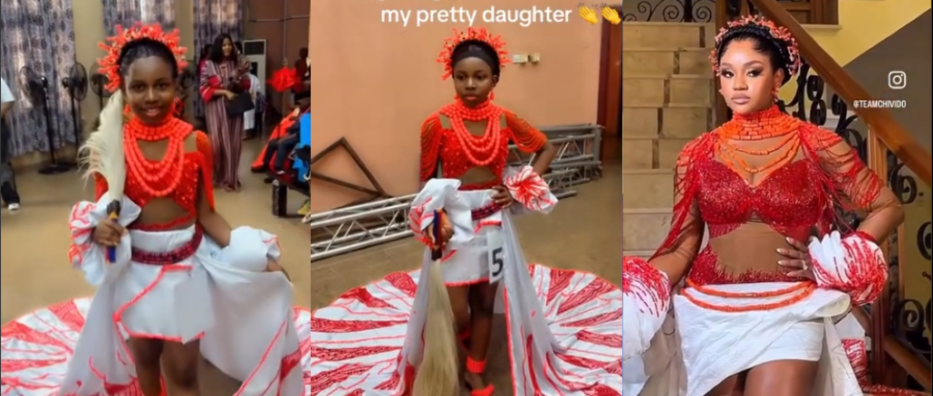Girl Recreates Chioma Adeleke’s Traditional Wedding Look For Cultural ...