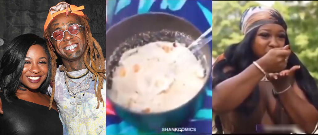 Lil Wayne’s Daughter Tries Garri For The First Time, Hilarious Reaction Sparks Buzz Online ...