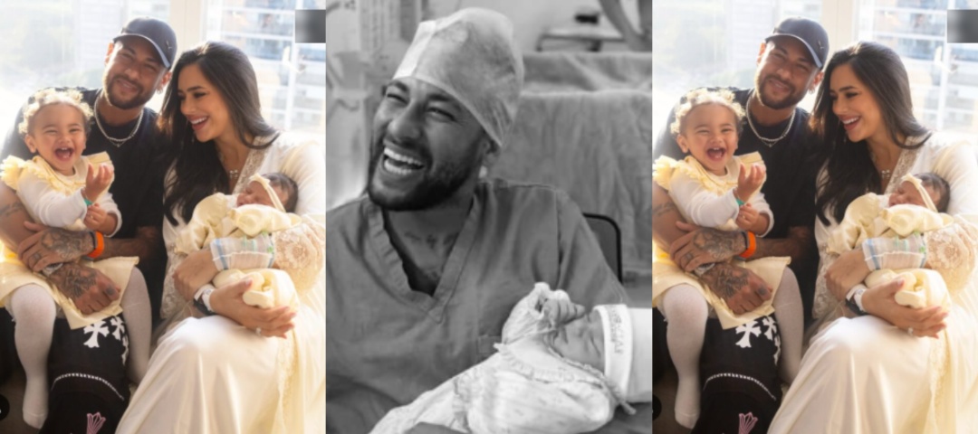 Neymar and Bruna Biancardi Welcome Baby Girl Mel as Football Star ...