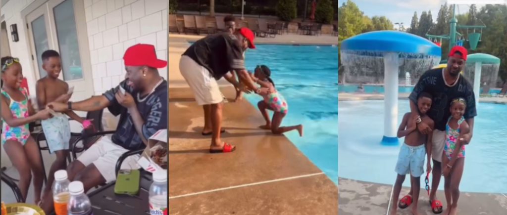 Peter Okoye Surprises Brother Paul’s Twins on Their 8th Birthday - Gistlover