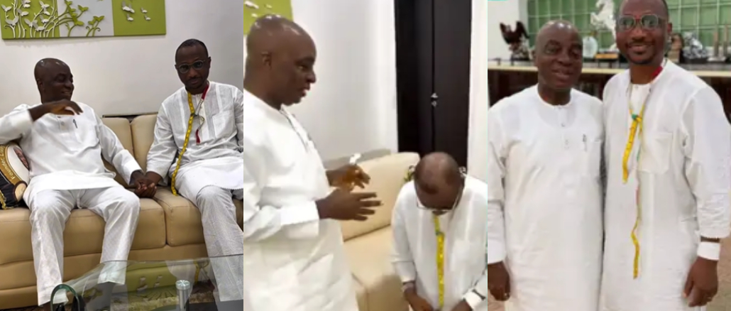 Seyi Vodi Gets Anointed by Bishop Oyedepo on Birthday Visit - Gistlover