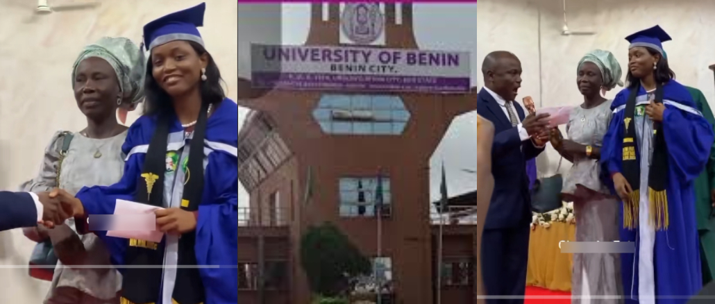 “The Mom Is Disappointed"- Reaction As UNIBEN Rewards Best Graduating ...