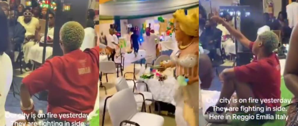 Chaos at Wedding as Lady Crashes Ceremony, Claims Groom Is Her ...